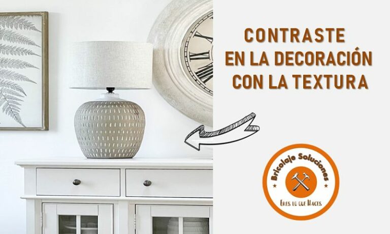 LA IMPORTANTE BELLEZA DEL CONTRASTE EN LA DECORACIÓN - Bricolaje Soluciones