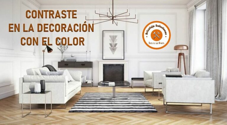 LA IMPORTANTE BELLEZA DEL CONTRASTE EN LA DECORACIÓN - Bricolaje Soluciones